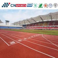 China Iaaf Certified All Weather 13mm Athletic PU Running Track / Runway Flooring for sale