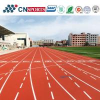 China Easy Construction PU Running Track Anti UV Meet Iaaf Standards for sale