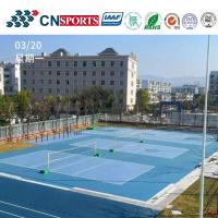 China ITF Certification Outdoor / Indoor Spu Flooring Durable For Tennis Court for sale