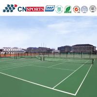 China ITF Certification Outdoor / Indoor Spu Flooring Durable For Tennis Court for sale
