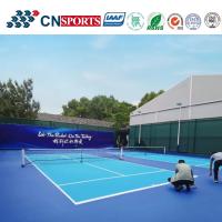 China ITF Certification Outdoor / Indoor Spu Flooring Durable For Tennis Court for sale