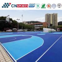 China Outstanding School Yard Basketball Courts Rebounce SPU Cushion Skid Resistant for sale