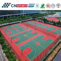 China Outstanding School Yard Basketball Courts Rebounce SPU Cushion Skid Resistant for sale