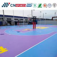 China Outstanding School Yard Basketball Courts Rebounce SPU Cushion Skid Resistant for sale