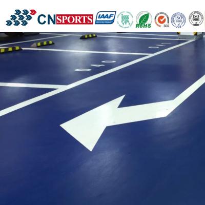 China Eco Friendly And Easy Construction Polyurea Flooring For Car Park for sale