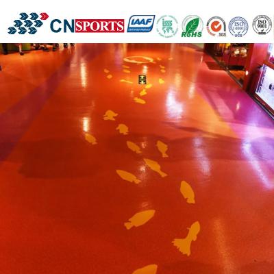 China Indoor / Outdoor Construction Flexible SPUA Flooring For Office / Classroom for sale
