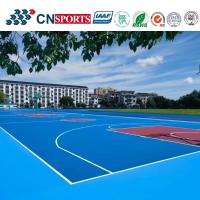 China Outdoor Professional Uv Resistance Sky Blue SPU Basketball Courts For School for sale