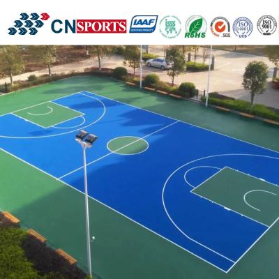 China UV Resistance Colorful And Easy Construction Basketball Court Flooring For School for sale
