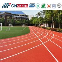 China 13mm Synthetic Athletic Rubber Running Track Material With PU Binder for sale