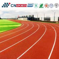 China 13mm Synthetic Athletic Rubber Running Track Material With PU Binder for sale