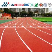 China 13mm Synthetic Athletic Rubber Running Track Material With PU Binder for sale