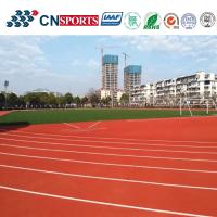 China EPDM Broadcasting Synthetic Rubber Permeable Type Running Track Iaaf Certified for sale
