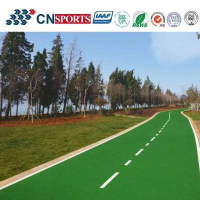 China Environmental Protection Polyurethane Crystal Road Flooring Uvioresistant Colorful for sale