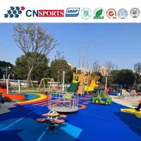 China Colourful EPDM Rubber Flooring Constructed By PU Binder And Rubber Granules for sale