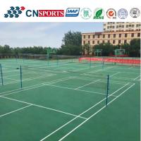 China Modified Acrylic Painting Rubber Floor Indoor Tennis Court Playground Flooring for sale