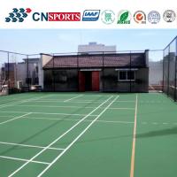 China Anti Slip High Performance Cushion Rebounce Safety Protection Acrylic Painting Tennis Court Flooring for sale