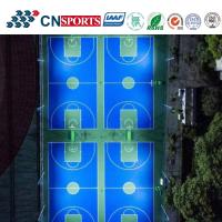 China Outstanding Skid Resistant School Yard Cushion Rebounce Rubber Sports Flooring With IAAF for sale