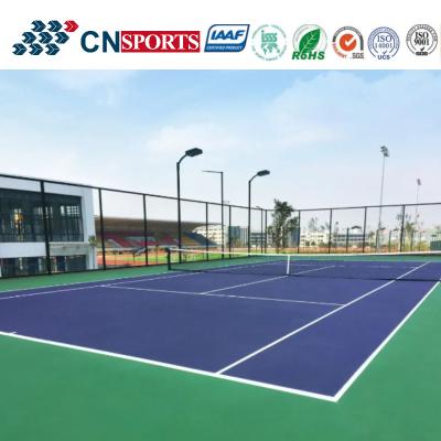 China Most Popular Durable And Safety Spu Tennis Sport Flooring Qualified By Itf for sale