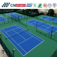 China Most Popular Durable And Safety Spu Tennis Sport Flooring Qualified By Itf for sale