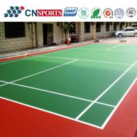China Waterproof Coating Acrylic Paint SPU Flooring For Professional Tennis Court for sale