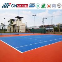 China Waterproof Coating Acrylic Paint SPU Flooring For Professional Tennis Court for sale