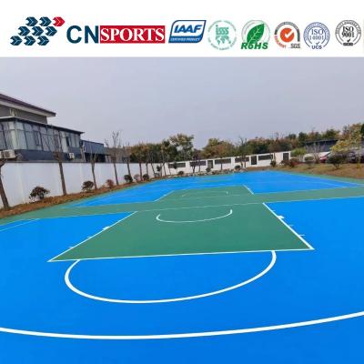 China Scientific Structure Effectively Avoid Sports Injuries Basketball Court With Iaaf Certificate for sale
