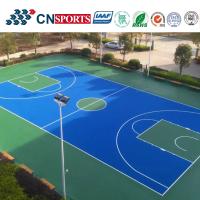 China Outdoor Scientific Structure Effectively Avoid Sports Injuries Silicon PU Basketball Court for sale