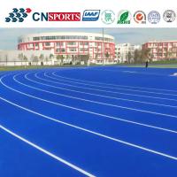 China Anti Spike Colorful Jogging Track PU Running Track With Iaaf Certificate for sale