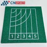 China Water Permeable Green EPDM Rubber Flooring Non-Toxic Anti-UV With Good Service for sale