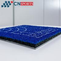 China Blue Spraycoating Type Rubber Running Track Anti-UV Non-Toxic With IAAF Certificate for sale