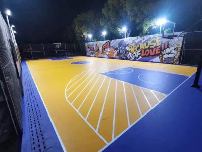 China Athletic Court Silicon PU Sports Flooring For Basketball Court And Tennis Court for sale