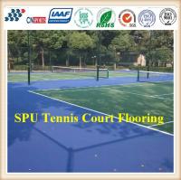 China 6mm 8% Impact Absorption Silicon PU Tennis Court Flooring for sale