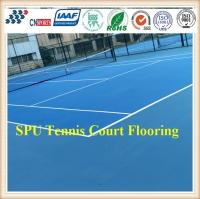China 65Slid Friction Silicon PU Tennis Court Flooring for School for sale