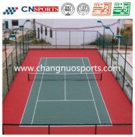 China CN-S02 Silicon PU Tennis Flooring ITF Certifications and level1 Flame Retardancy for sale