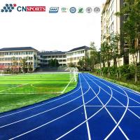 China IAAF Synthetic Sports Rubber Running Track Flooring for sale