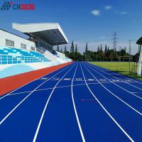 China IAAF Synthetic Sports Rubber Running Track Flooring for sale