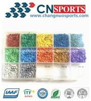 China Waterproof Playground Rubber Granules Thermal Insulation colorful for sale