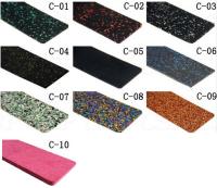 China Anti Noise Rubber Gym Mats Square Shape Anti Vibration for sale