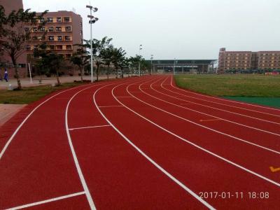 China Outdoor SPU Rubber Running Track IAAF Certified for sale