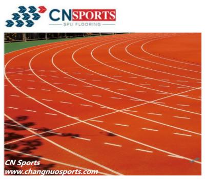 China EPDM Granule Red PU Running Track Full Pour Polyurethane Binder for sale