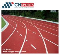 China Red Strong Weatherability PU Runway Flooring Strong Wear Resistant for sale