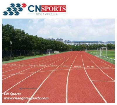 China Sports Flooring Athletic PU Running Track Tartan Plastic Runway for sale