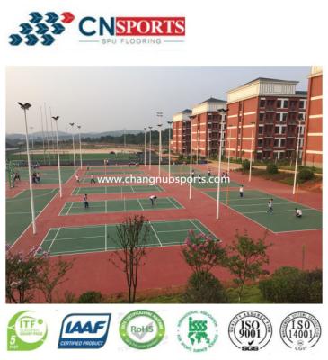 China ITF CN-S02 Silicon PU Flooring and The Value of Rebound is 80 for sale