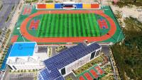 China RoHS High UV Resistance Rubber Running Track Non Toxic 13mm for sale