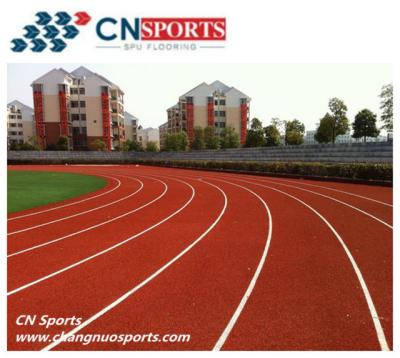 China RoHS PU Running Track , Waterproof Synthetic Athletic Track for sale