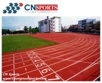 China Pavement On Cement Based PU Runway Flooring CN-S05 Sandwich Type running track for sale
