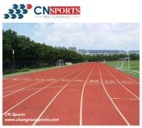 China Pavement On Cement Based PU Runway Flooring CN-S05 Sandwich Type running track for sale