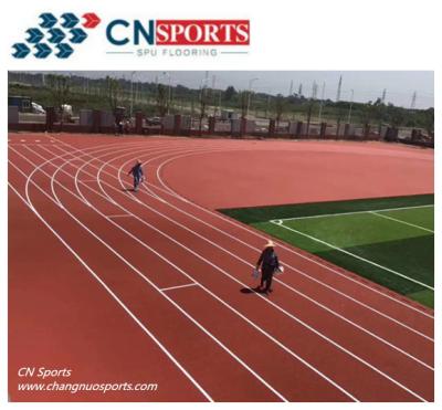 China Self Knot Pattern Environmental Protection Pu Runway Flooring Pollution Free for sale