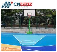 China 0.53 Sliding Friction Coefficient SPU Basketball Flooring for sale