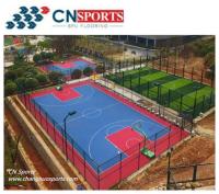 China 22% The Springback Value Silicon PU Basketball Flooring for sale